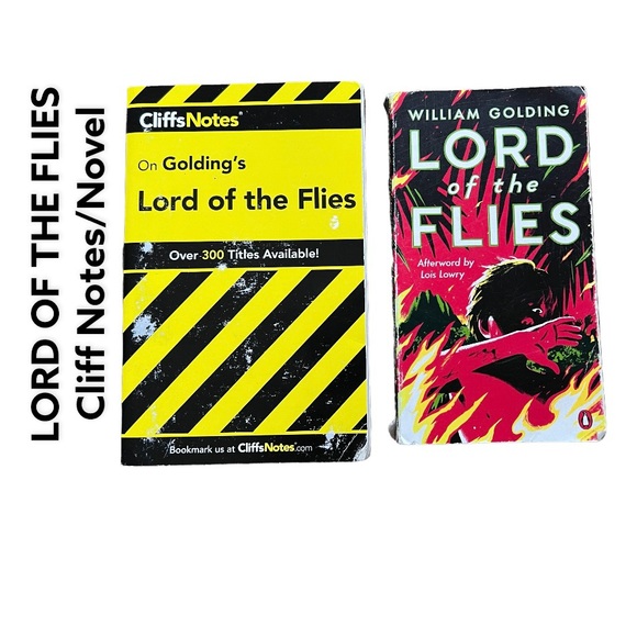 Other | Lord Of The Flies Cliff Notes And Novel Set Of Two Books | Poshmark